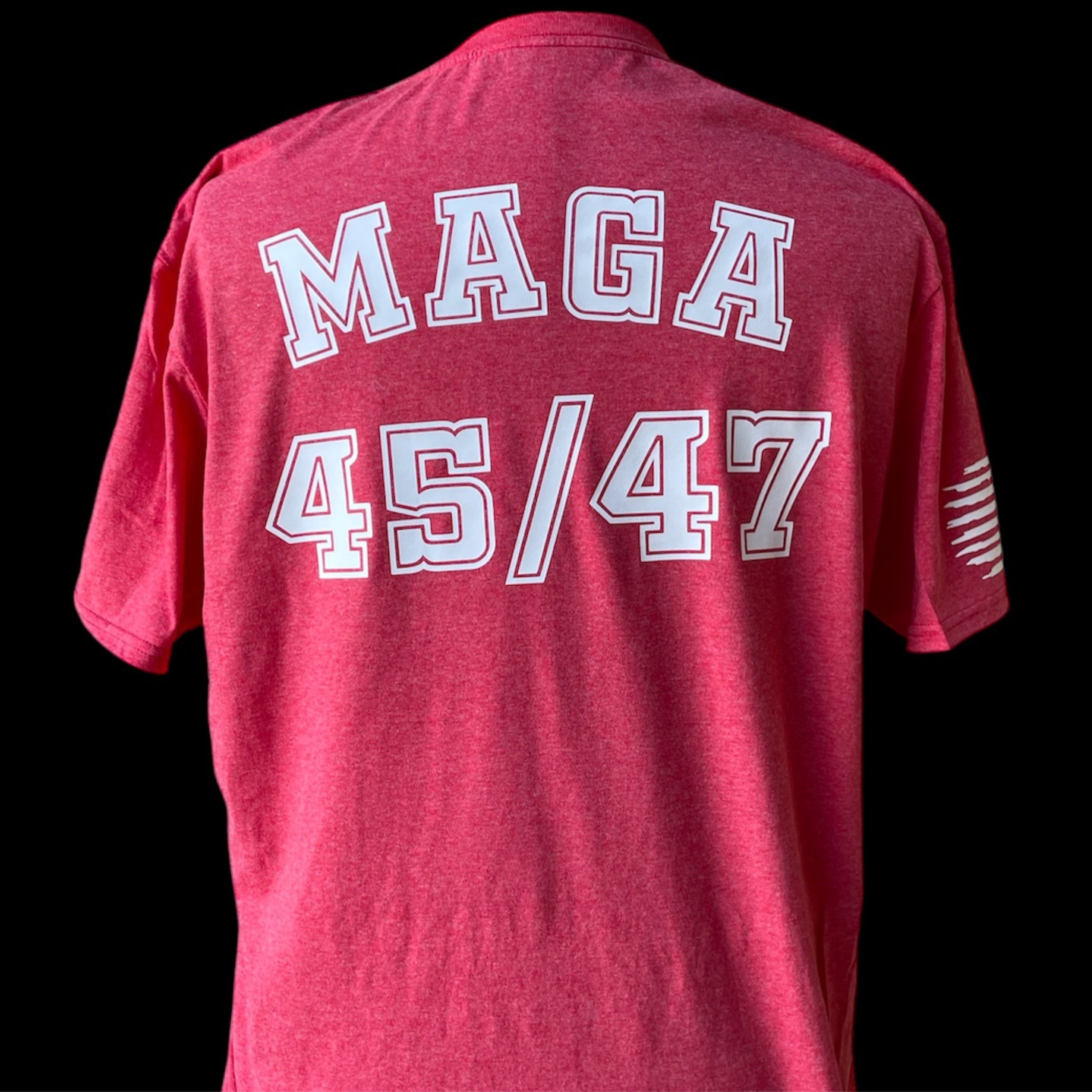 Red MAGA 45/47 Unisex T-Shirt - Fundraiser for Mark Vidinha | Sew ...